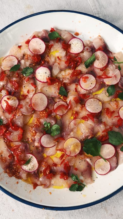 kingfish carpaccio - The Village Cooks - Italian Cooking Classes ...
